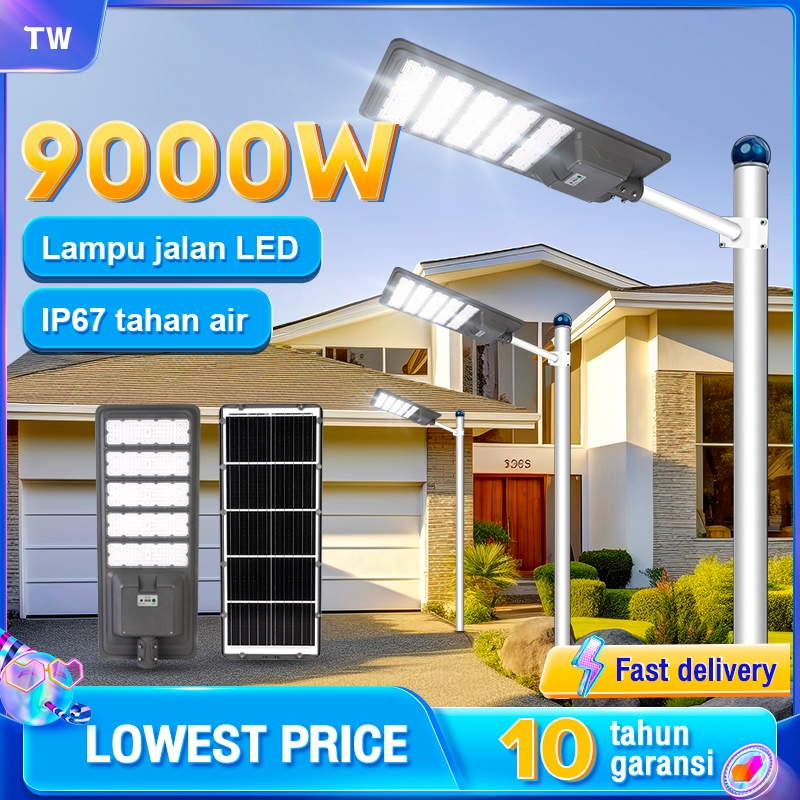 Lampu Jalan Solar 9000W Street Light Solar Waterproof Lampu Solar Outdoor Lighting All Aluminum ...