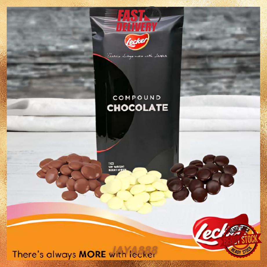1kg Lecker Dark / Milk Compound Chocolate Coins / Lecker nugget ...