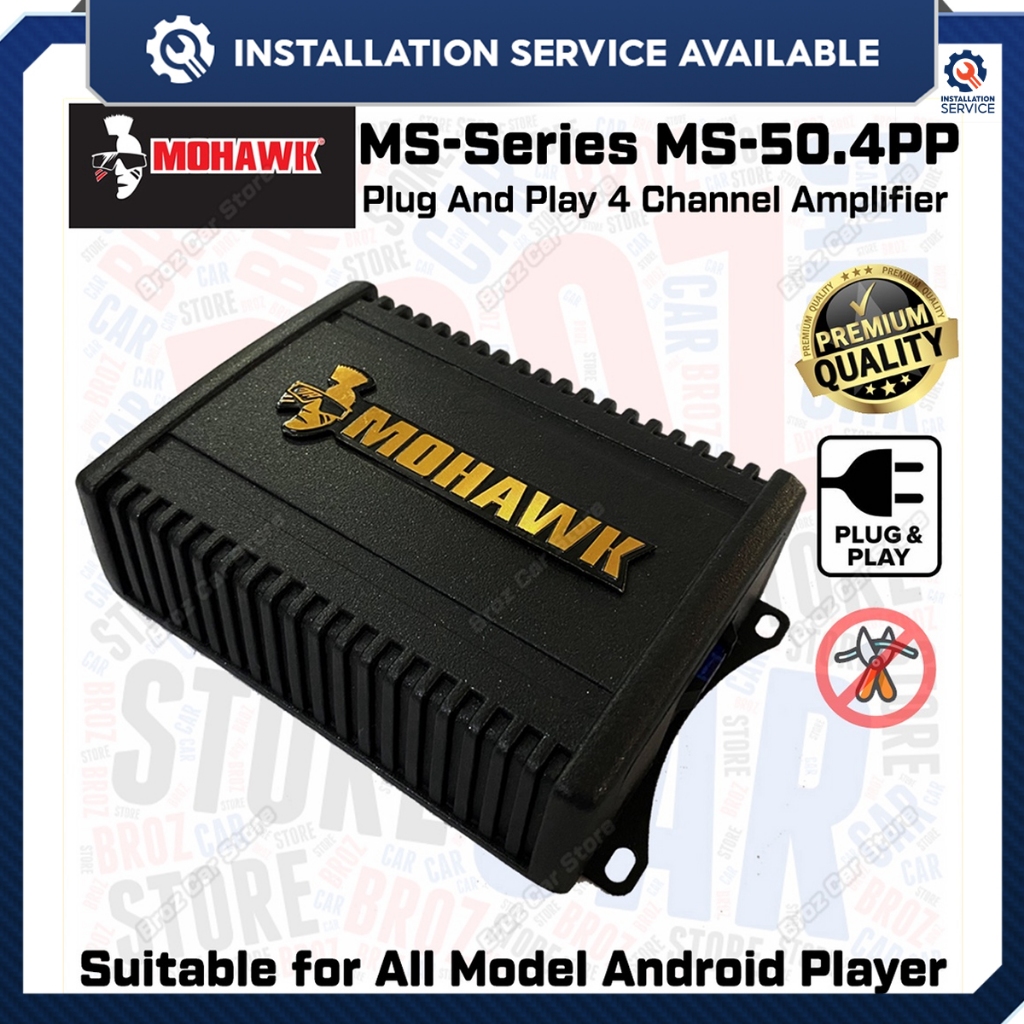 [Installation Available] MOHAWK 4 Channel Plug Play Amplifier DSP MS ...