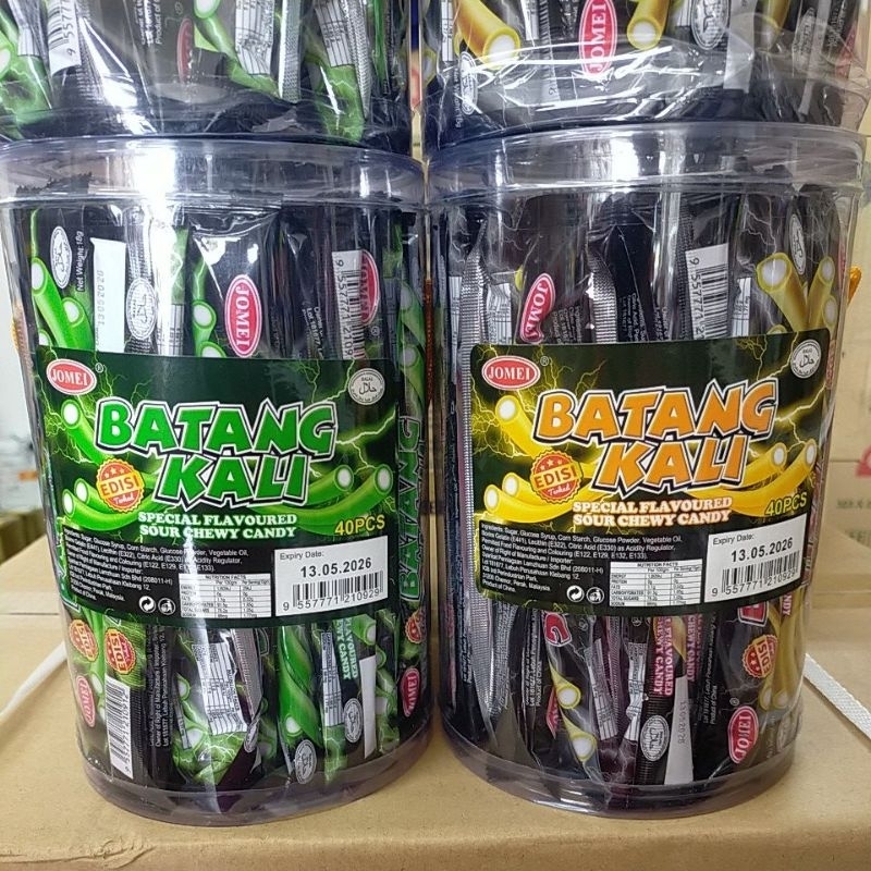 JOMEI Batang Kali Sour Chewy Candy (Edisi Terhad)- 40pcs | Shopee Malaysia