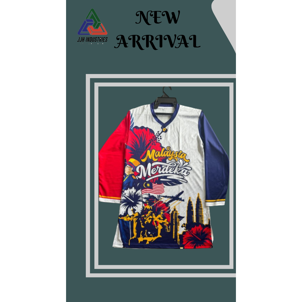 MERDEKA !! Baju Merdeka Muslimah Corak New Stock Yang Ke 67 Tahun 2024 ...