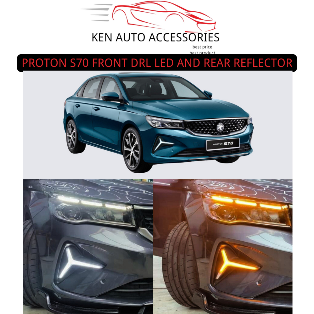 PROTON S70 FRONT DAYTIME RUNNING LIGHTS, DAYLIGHT & SIGNAL RUNNING ...