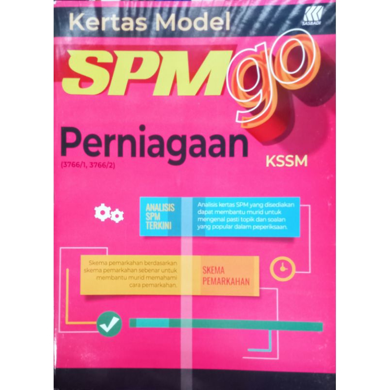 KERTAS MODEL SPM GO PERNIAGAAN KSSM | Shopee Malaysia