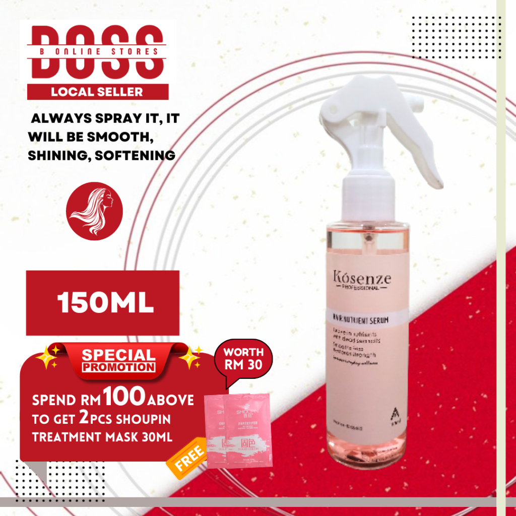 KOSENZE Hair Nutrient Serum 150ML | Leave-in Treatment | Shopee Malaysia