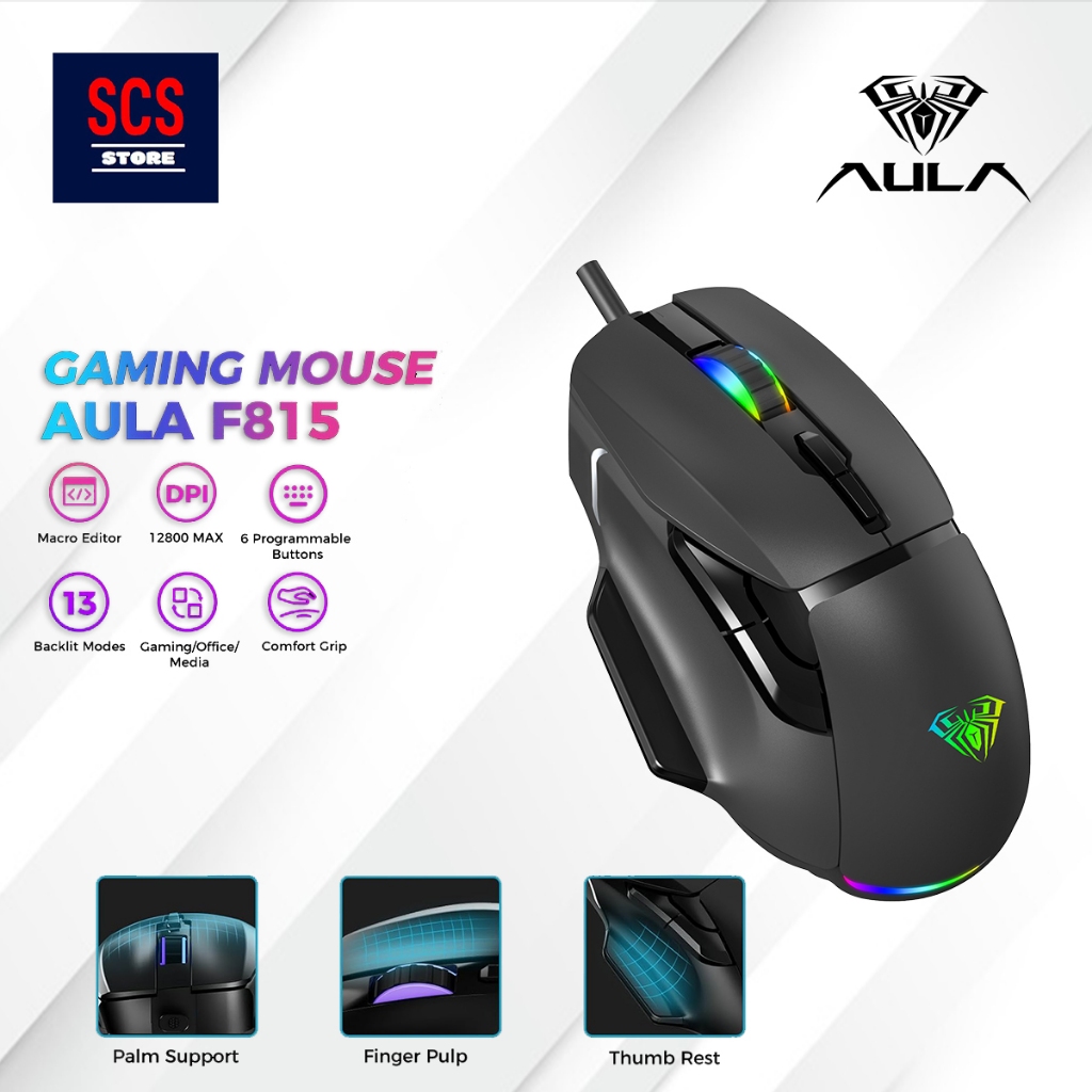 AULA F815 RGB Gaming Mouse | Shopee Malaysia