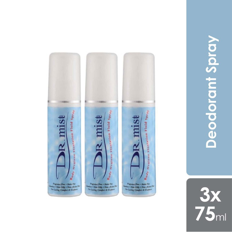Dr.mist Body Spray Deodorant (3x75ml) | Shopee Malaysia