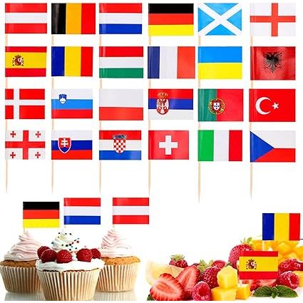 Euro 2024 Decorations Toothpicks Flag Eurovision Party Decorations ...