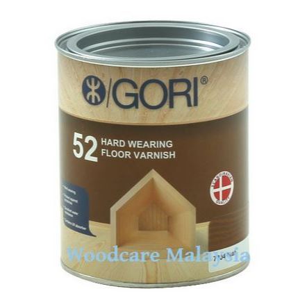 GORI 52 5L - Hard Wearing Floor Varnish Finish & Wood Stain (Oil Based ...