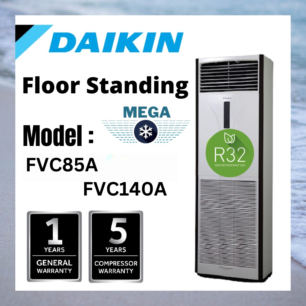 Daikin Floor Standing Non Inverter R32 ( FVC85A/FVC140A ) | Shopee Malaysia