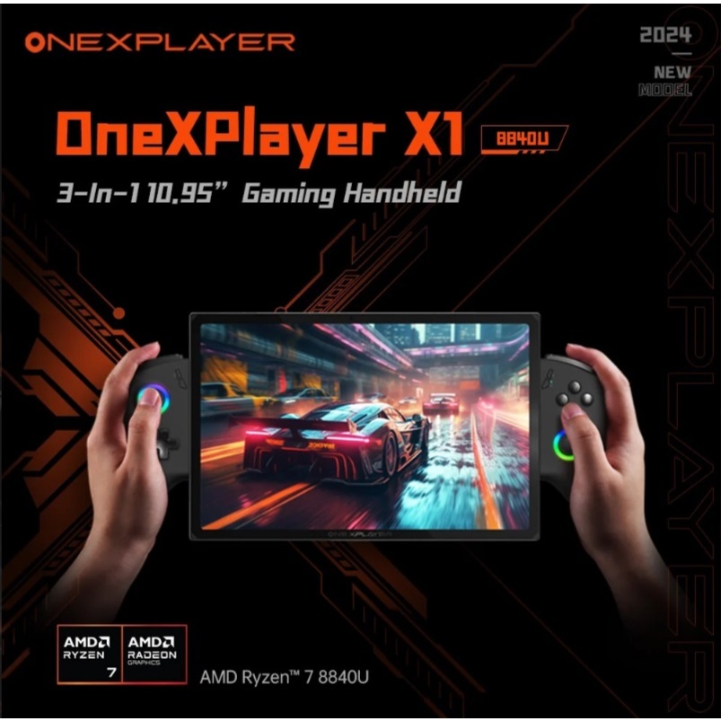 ONEXPLAYER 2025 Onexplayer X1 PRO 10.95" 2.5K 120Hz ai9 hx370 64GB 7500 ...