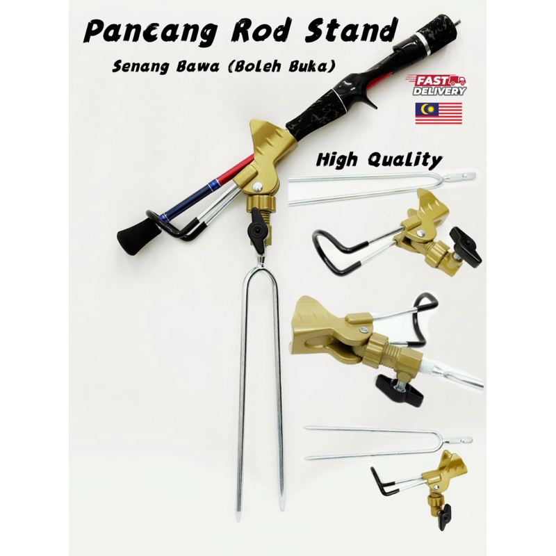 Ligoal Rod Stand Pancang Kolam P 360 Rod Stand | Shopee Malaysia