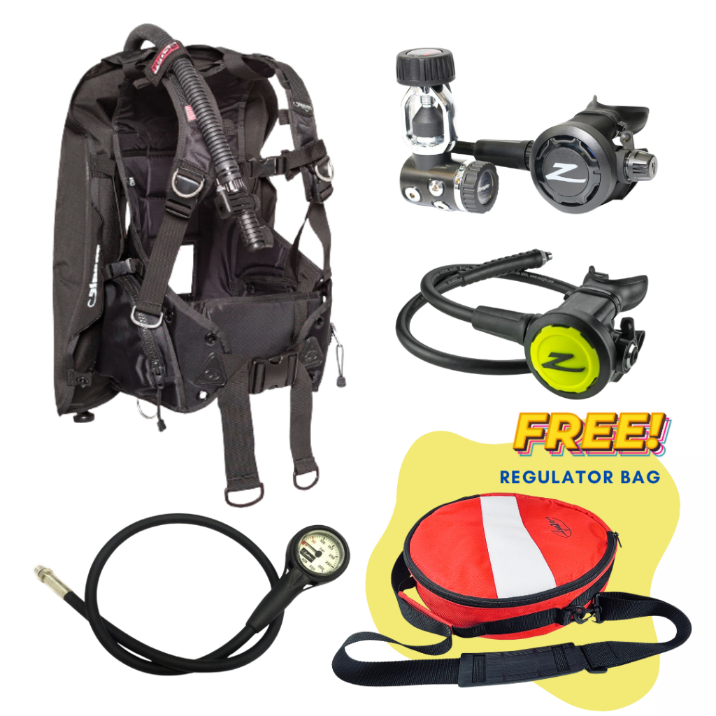 Zeagle Scout BCD With Zeagle Onyx Regulator Set (7) | Shopee Malaysia