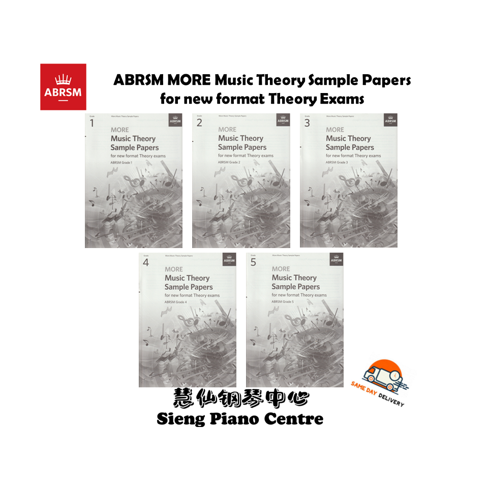 ABRSM MORE Music Theory Sample Papers for new format Theory Exams ...
