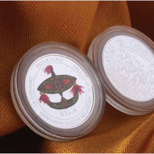 KGT | 10 DIRHAM SILVER 999.0 | KELANTAN BELIA/WANITA EDITION | Shopee ...