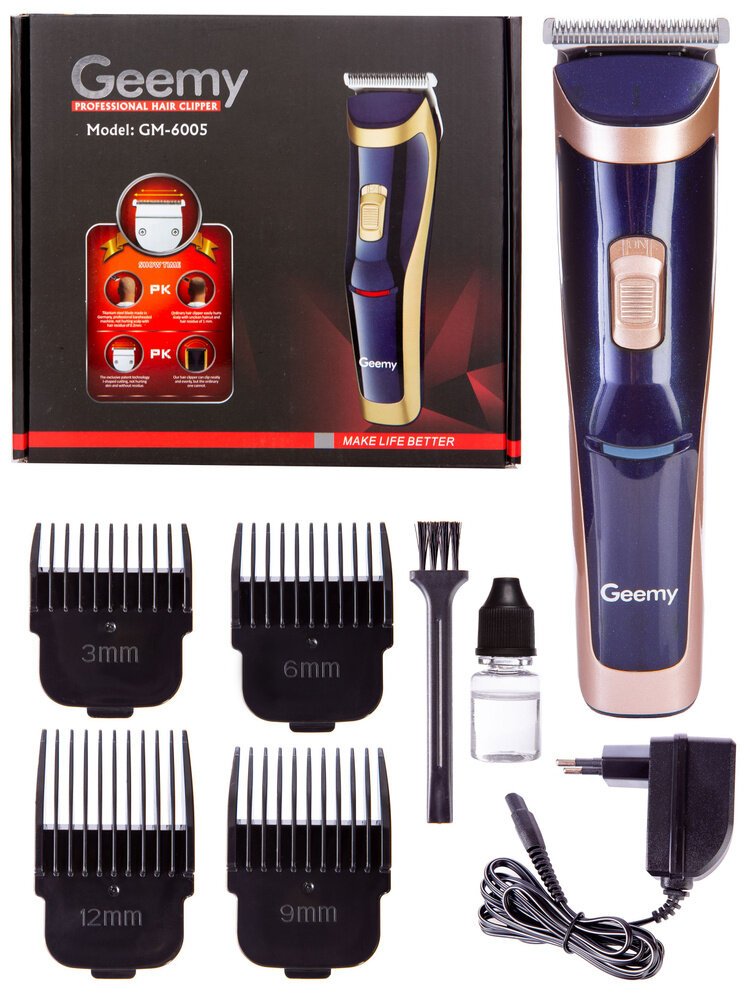 Geemy GM-6005 Professional Hair Clipper Electric Hair Trimmer ...
