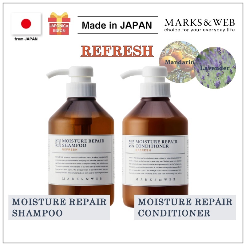 【MARKS＆WEB】Moisture Repair Shampoo ( 500ml / 230ml / 60ml ) Moisture ...