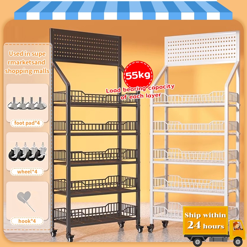 5-layer store shelves Candy racks Snack Promotion Rack Store Promotion ...