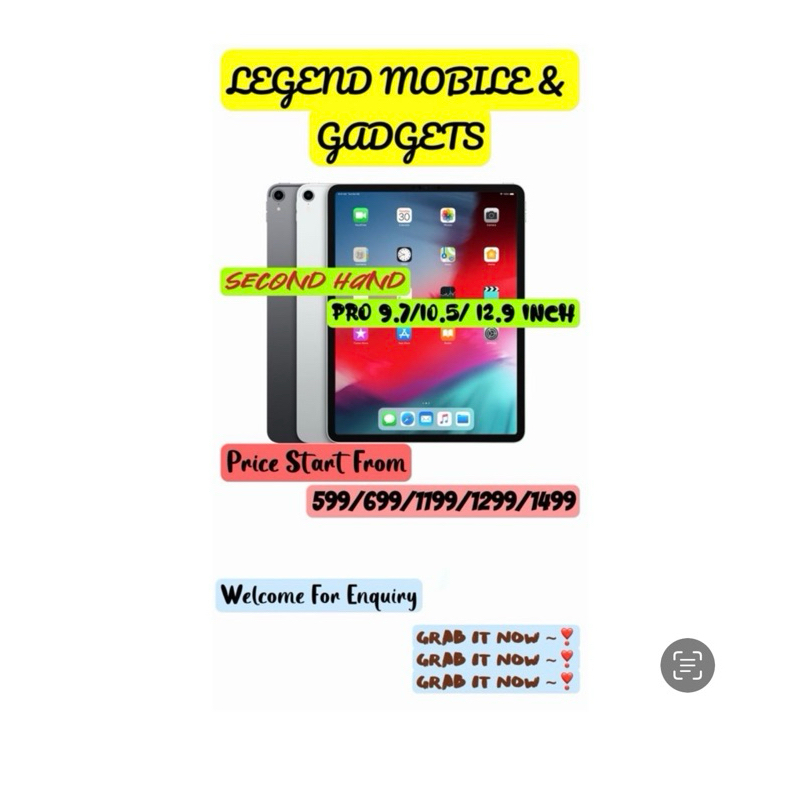 USED PAD PRO 9.7/10.5/12.9 | Shopee Malaysia