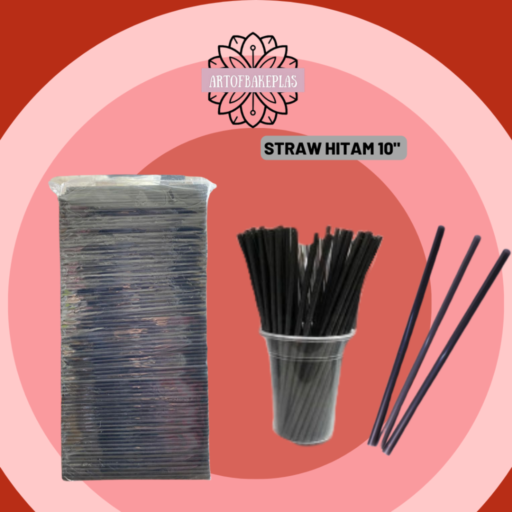 Straw Black 1kg 10"/ Straw Hitam Panjang / Long Straw | Shopee Malaysia