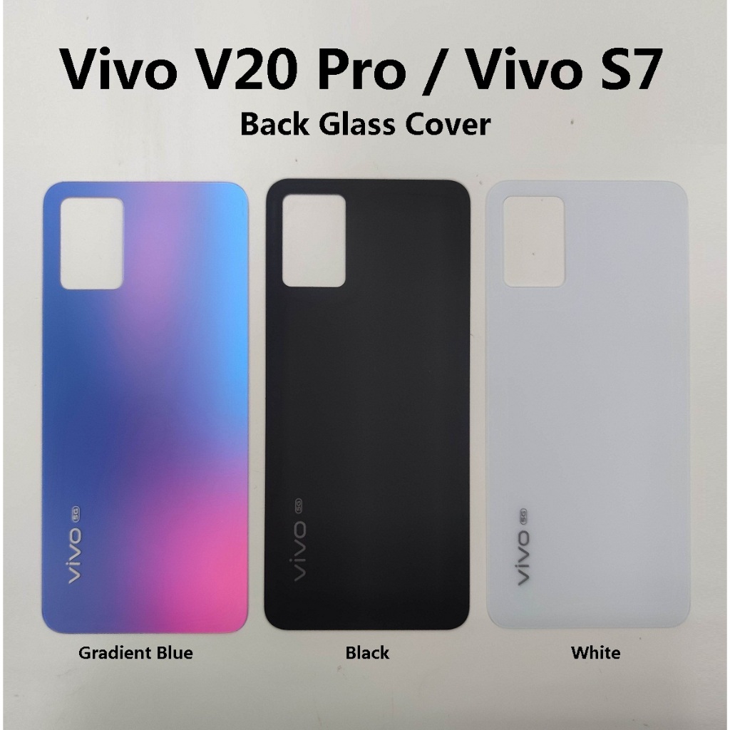 Vivo V20 Pro Vivo S7 V2020a Back Rear Door Battery Cover Housing