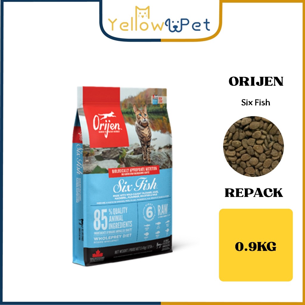 Orijen Cat Dry Food 6 Fish Cat 0.9kg (Repack) | Shopee Malaysia
