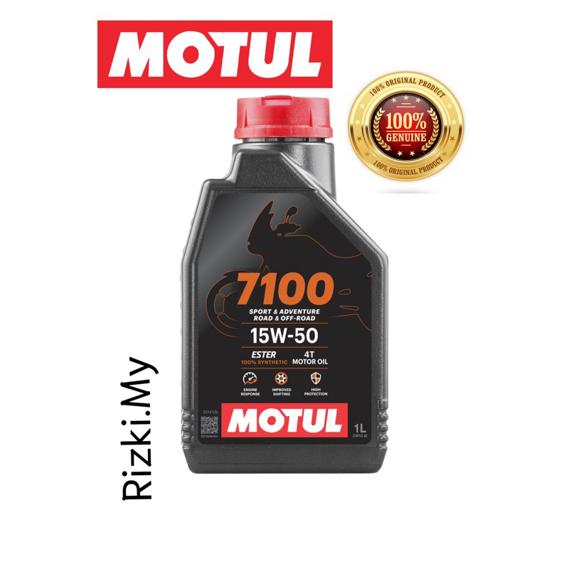Motul 7100 15W50 OIL (100% ORIGINAL PRODUCT) | Shopee Malaysia