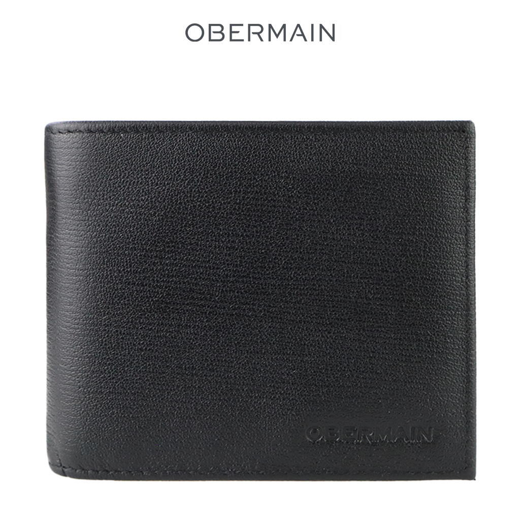 OBERMAIN RFID Short Wallet / Genuine Leather / Black / OBW263G1 ...