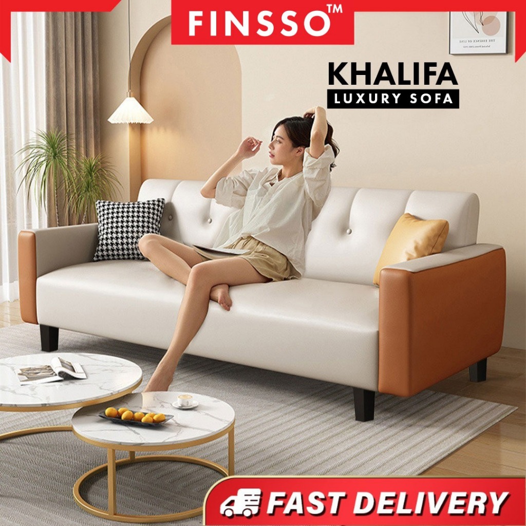 High Quality Luxury PVC Sofa | 2/3 Seater | Classic Leather Sofa | Sofa Berkualiti, Harga Murah ...