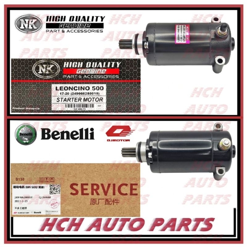 STARTER MOTOR ASSY - BENELLI - LEONCINO 500/ TRK 502/ TRK 502X ...
