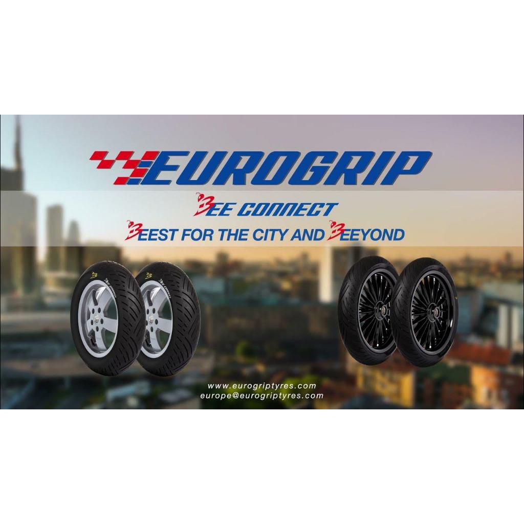 Tyre Front REAR DEPAN BELAKANG EUROGRIP BEE CONNECT TAYAR EUROGRIP TIRE ...