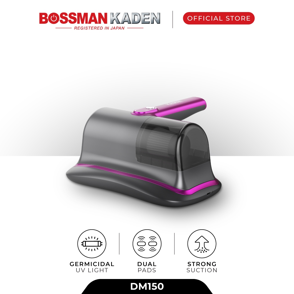 Bossman Kaden Cordless Dust Mite Vacuum Cleaner DM150 | Shopee Malaysia