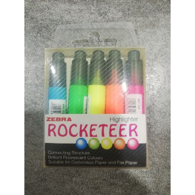 ZEBRA ROCKETEER HIGHLIGHTER ( SMOOTH) 🔥 | Shopee Malaysia