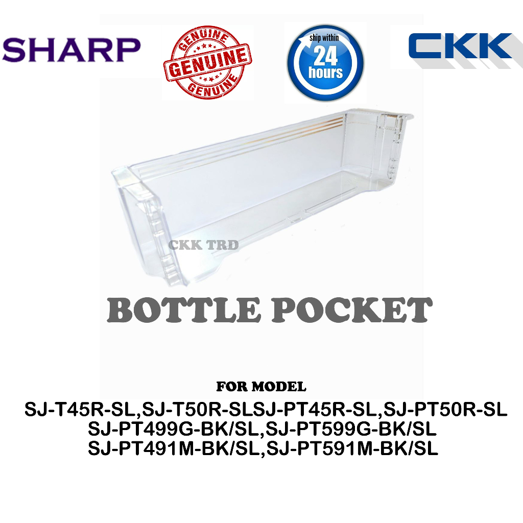 SHARP REFRIGERATOR BOTTLE POCKET A321SJ-PT45R-SL,SJ-PT50R-SL,SJ-T45R-SL,SJ-T50R-SL,SJ-PT499G-BK ...