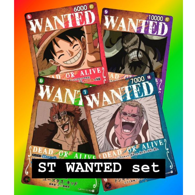 OP03 ST WANTED set (OP TCG) | Shopee Malaysia