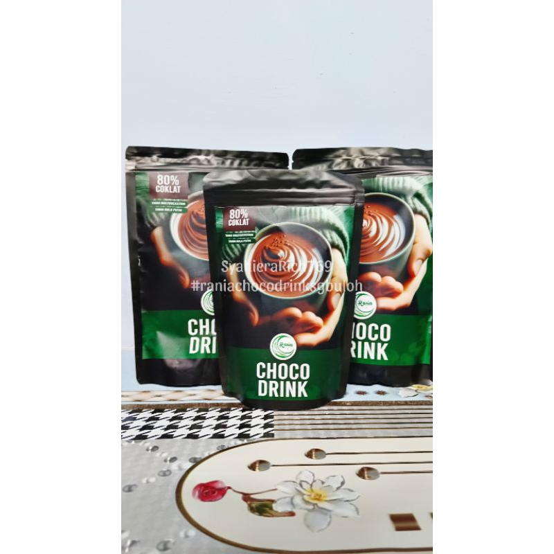 RANIA CHOCO DRINK MINUMAN COKLAT 850 GRAM 80% SERBUK COKLAT TANPA MALTO ...