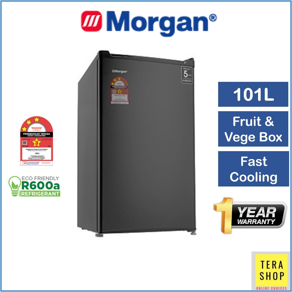 Morgan MRF-M7110SD Single Door Refrigerator Fridge Peti Sejuk | Shopee ...