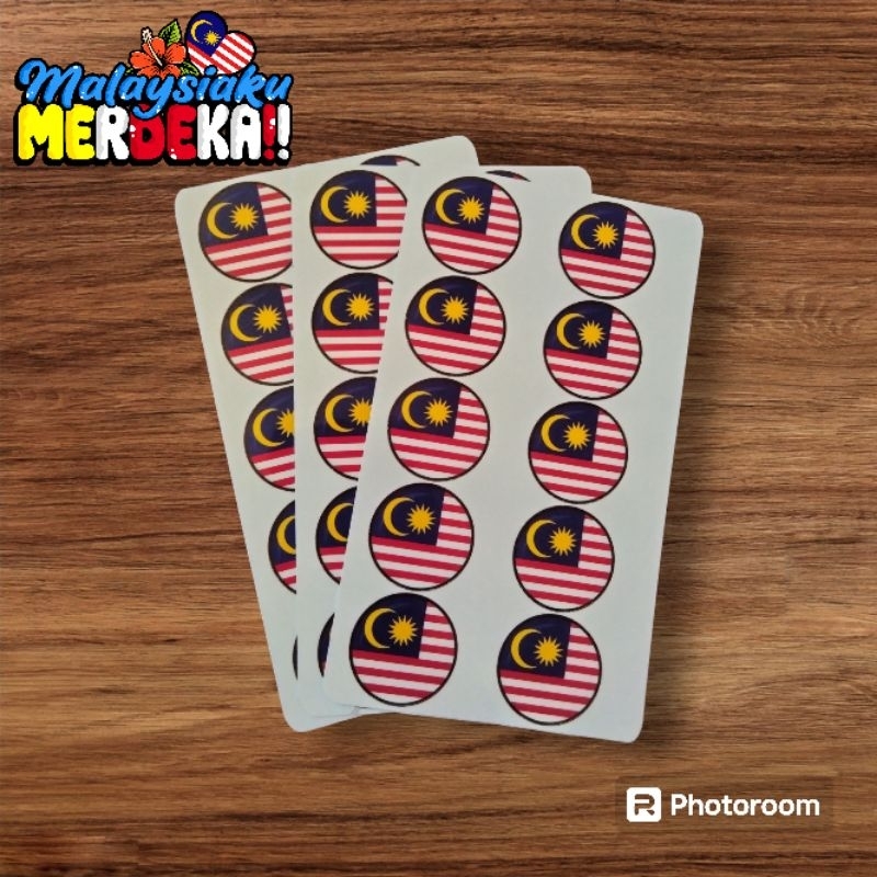 Sticker Bendera Malaysia Scrap Book Props Merdeka | Shopee Malaysia