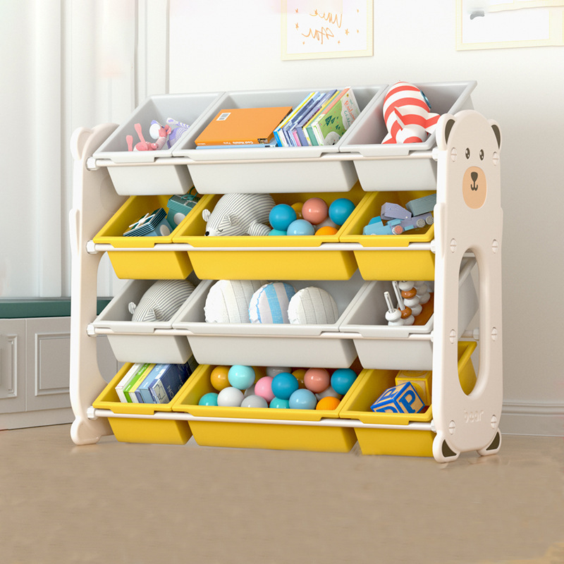 Children's toy storage rack baby toy rack classification and ...