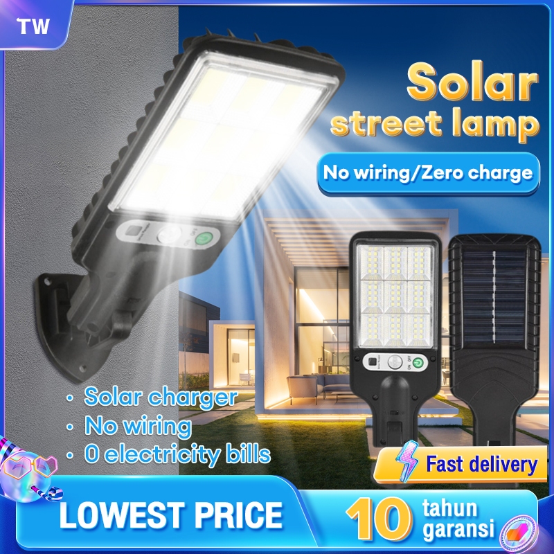 LED Solar Light 8000W Lampu Solar Taman Street Solar Light Outdoor Lighting Motion Sensor Light ...