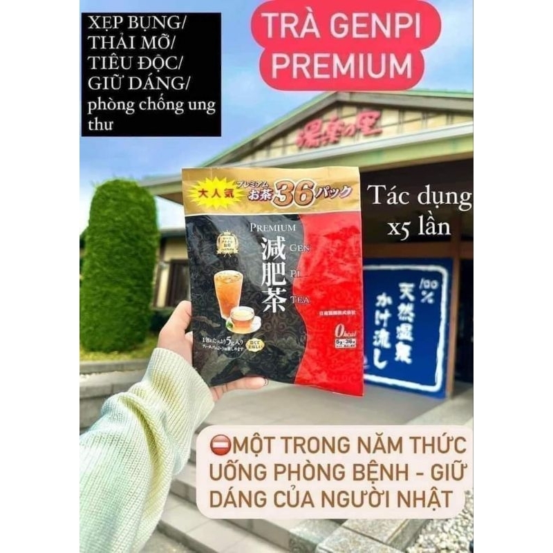Tea Genpi Premium japan ( trà Genpi premium nhật bản ) | Shopee Malaysia