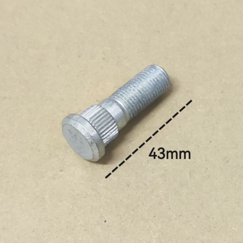 NISSAN URVAN WHEEL BOLT (43mm) (50mm) (63mm) (PRICE FOR 1 PCS) | Shopee ...