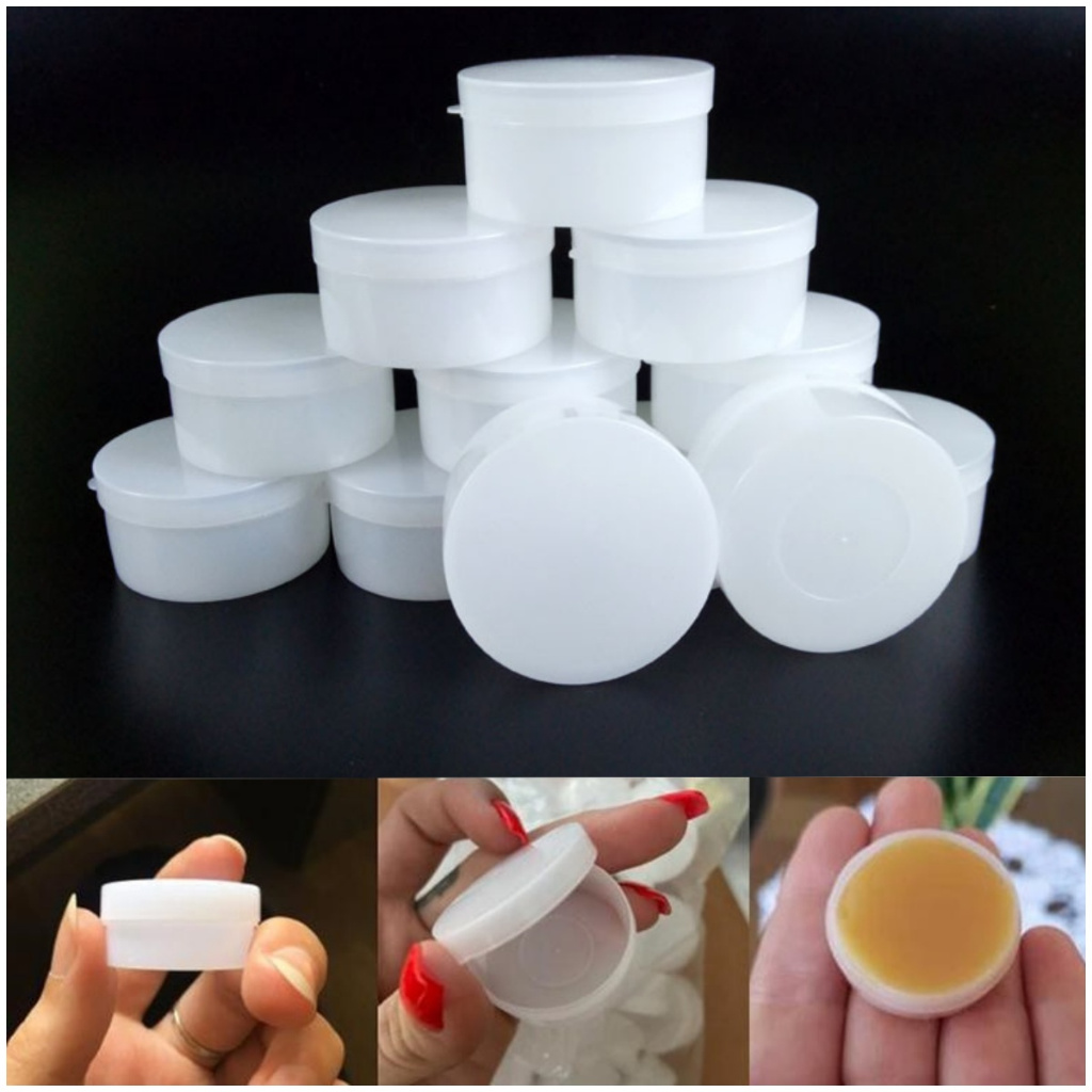 Ointment Box Cream Jar Plastic Sample Round Empty Box Container Bottle ...