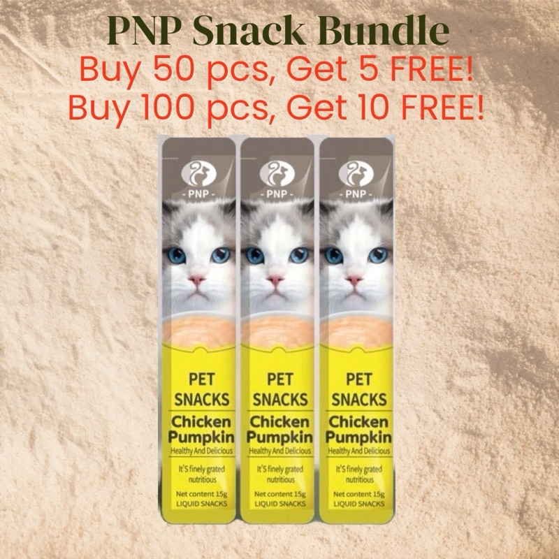 50 / 100 PCS PNP Premium Cat Treat Cat Snack Cat Stick Wet Food Makanan ...