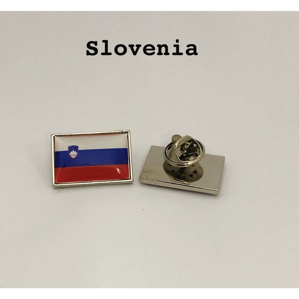 Slovenia flag pin , UEFA Euro 2024 , world cup pin , country flag pin ...