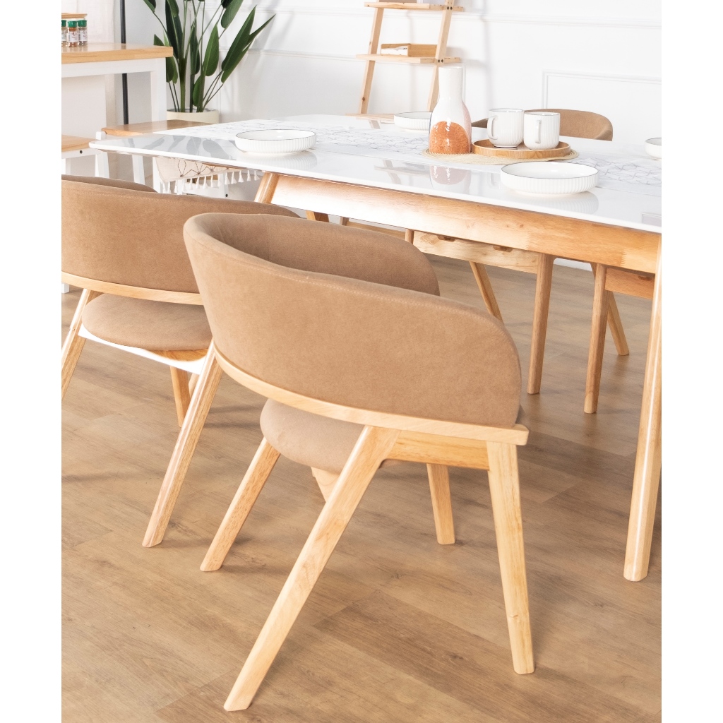 MODA Vicky Dining Chair, Lounge Chair, Kerusi Makan Kayu Getah - 100% ...