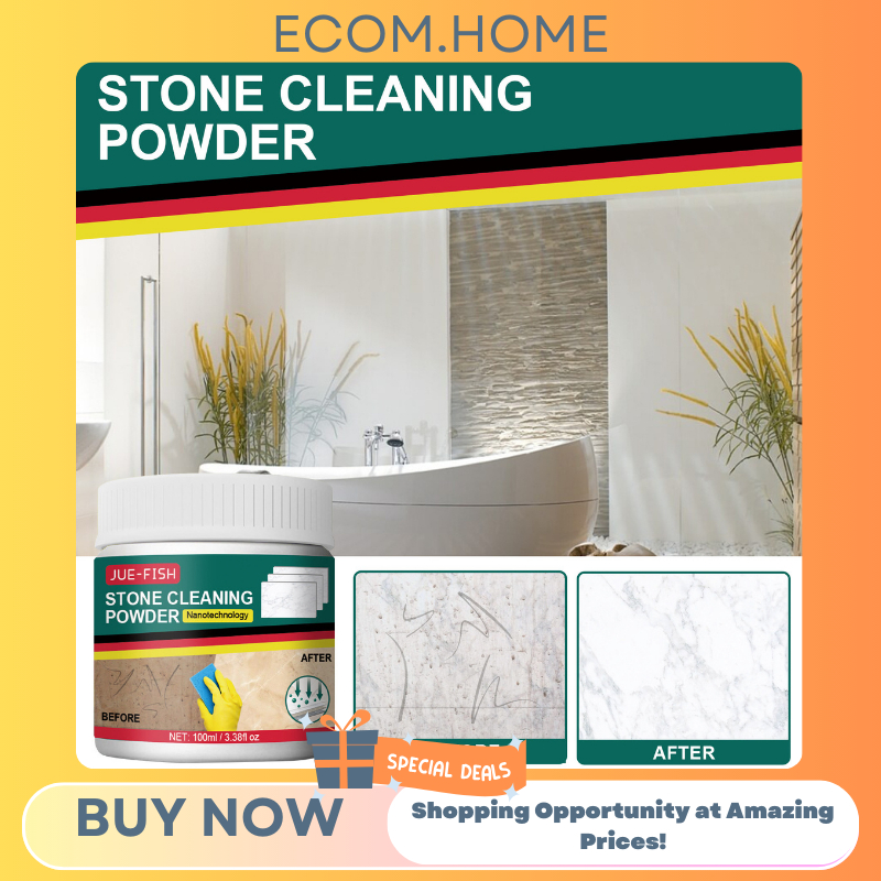 Multi-purpose cleaning powder, removes marble floors, removes yellow ...