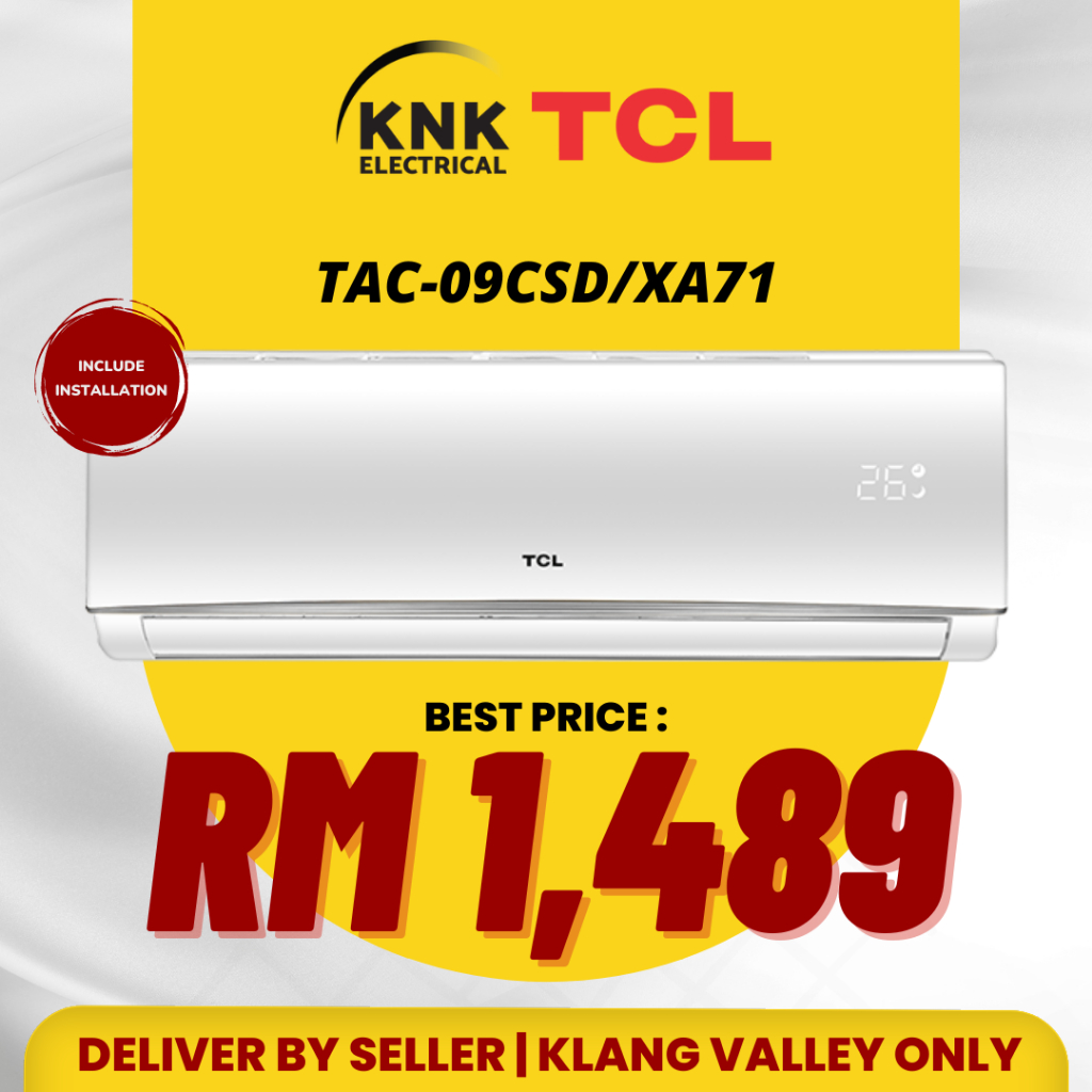 TCL R32 Indoor Inverter Wall Split Air Conditioner 1.0HP/1.5HP/2.0HP ...