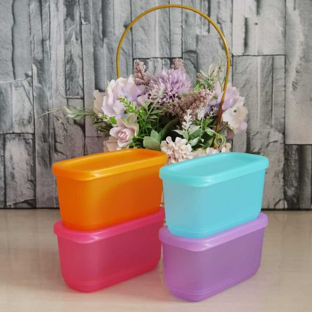 Tupperware 250ml Cubix Mini Rectangular Bekas Viral Kuih Raya Pepel ...