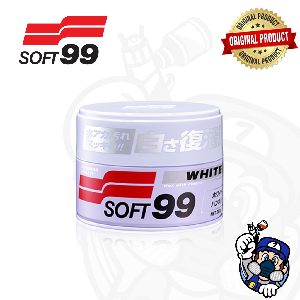 SOFT99 White Soft Paste Wax (350G) | Shopee Malaysia