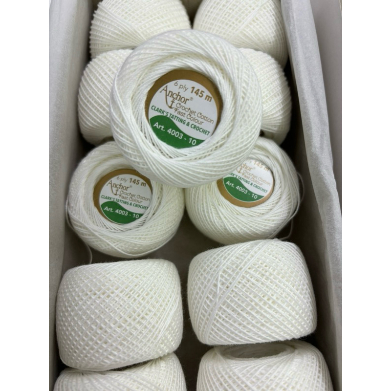 Anchor Crochet Cotton 6ply No.10 | Shopee Malaysia